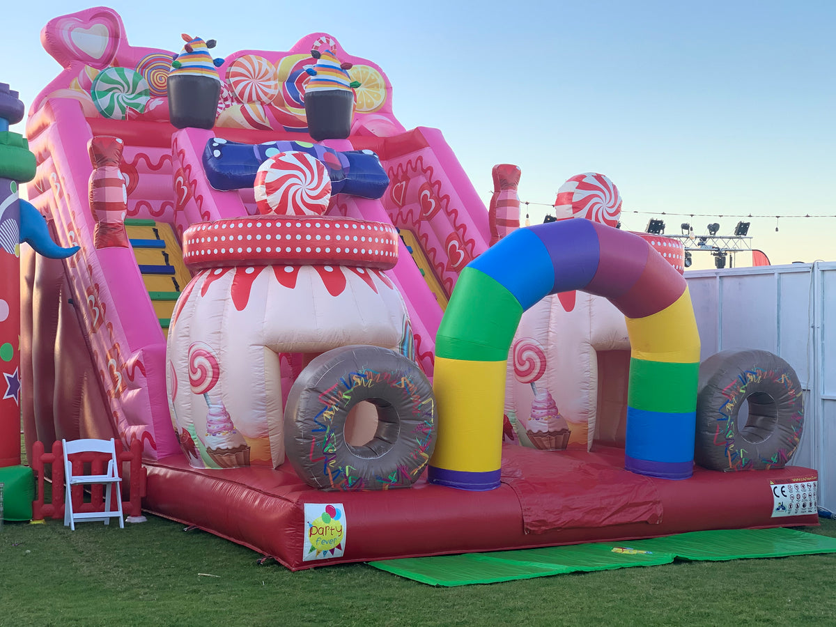 Inflatable/Candy Slide (8.2mx5mx6.5m) | Party Fever Oman