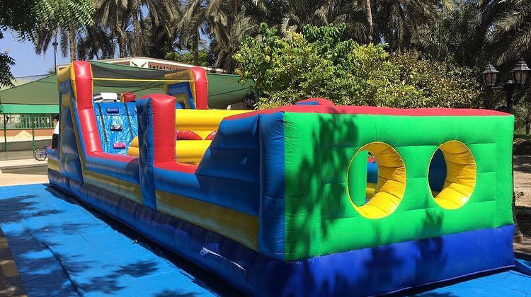 Inflatable/Obstacle Course Castle (12mx3mx3m) | Party Fever Oman